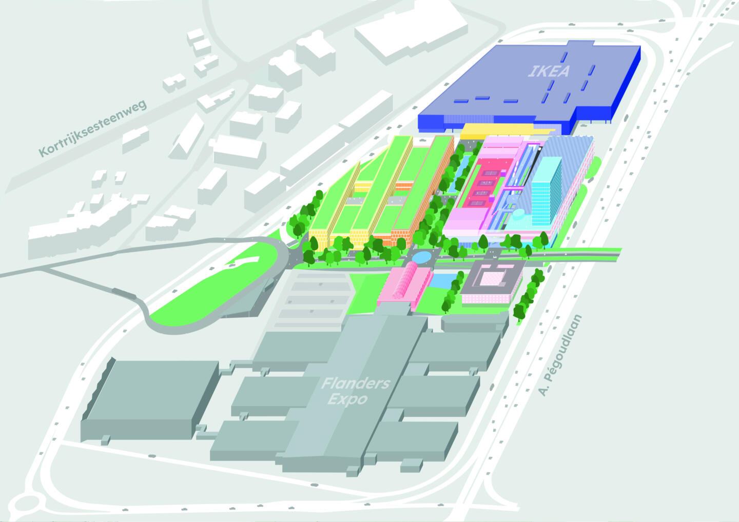 Oostelijk deel The Loop krijgt naast bouwprojecten ook groene boulevard ...